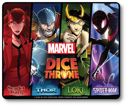 Marvel Dice Throne: Scarlet Witch v. Thor v. Loki v. Spider-Man Game ...